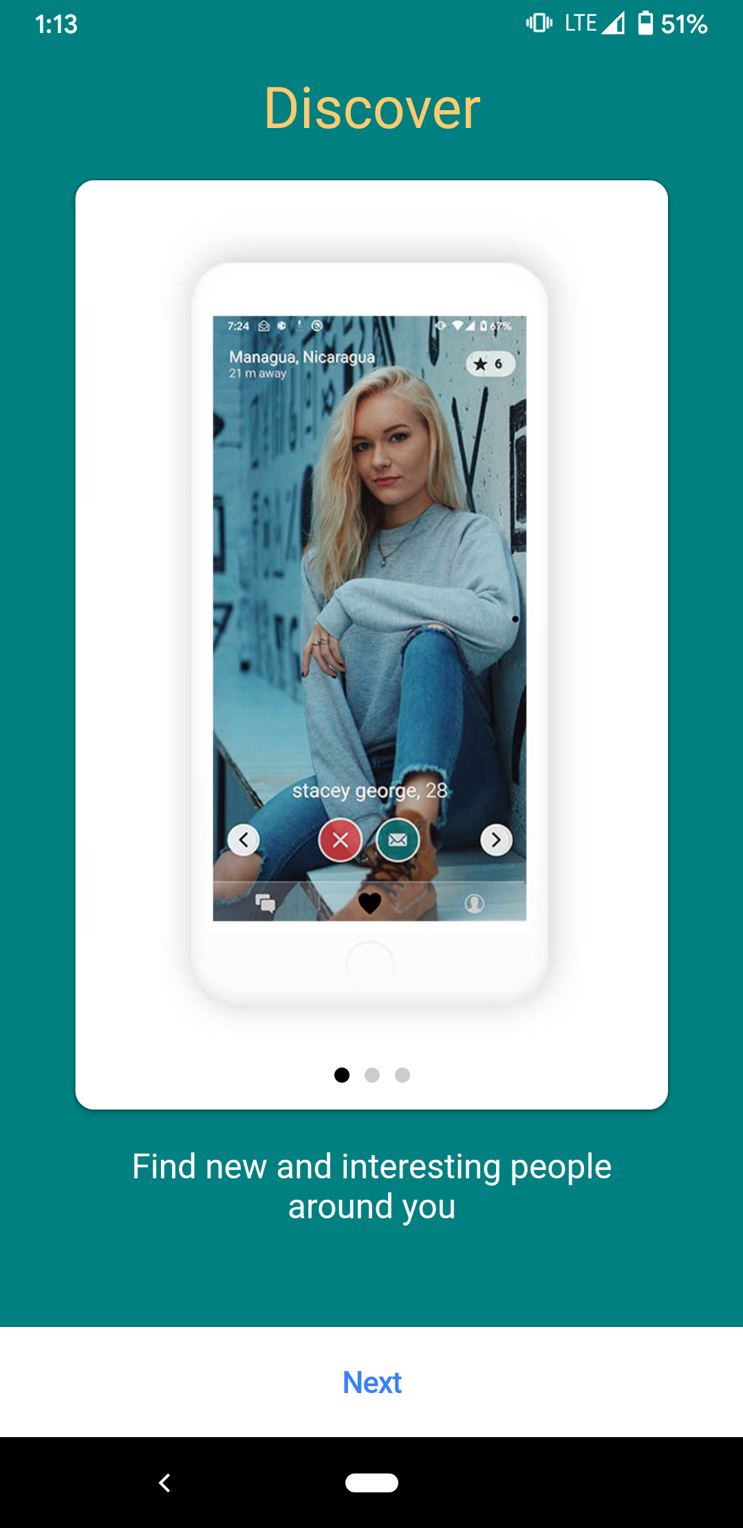 Tinder Aplicación Móvil Clon - Mercado Pixelgrafía