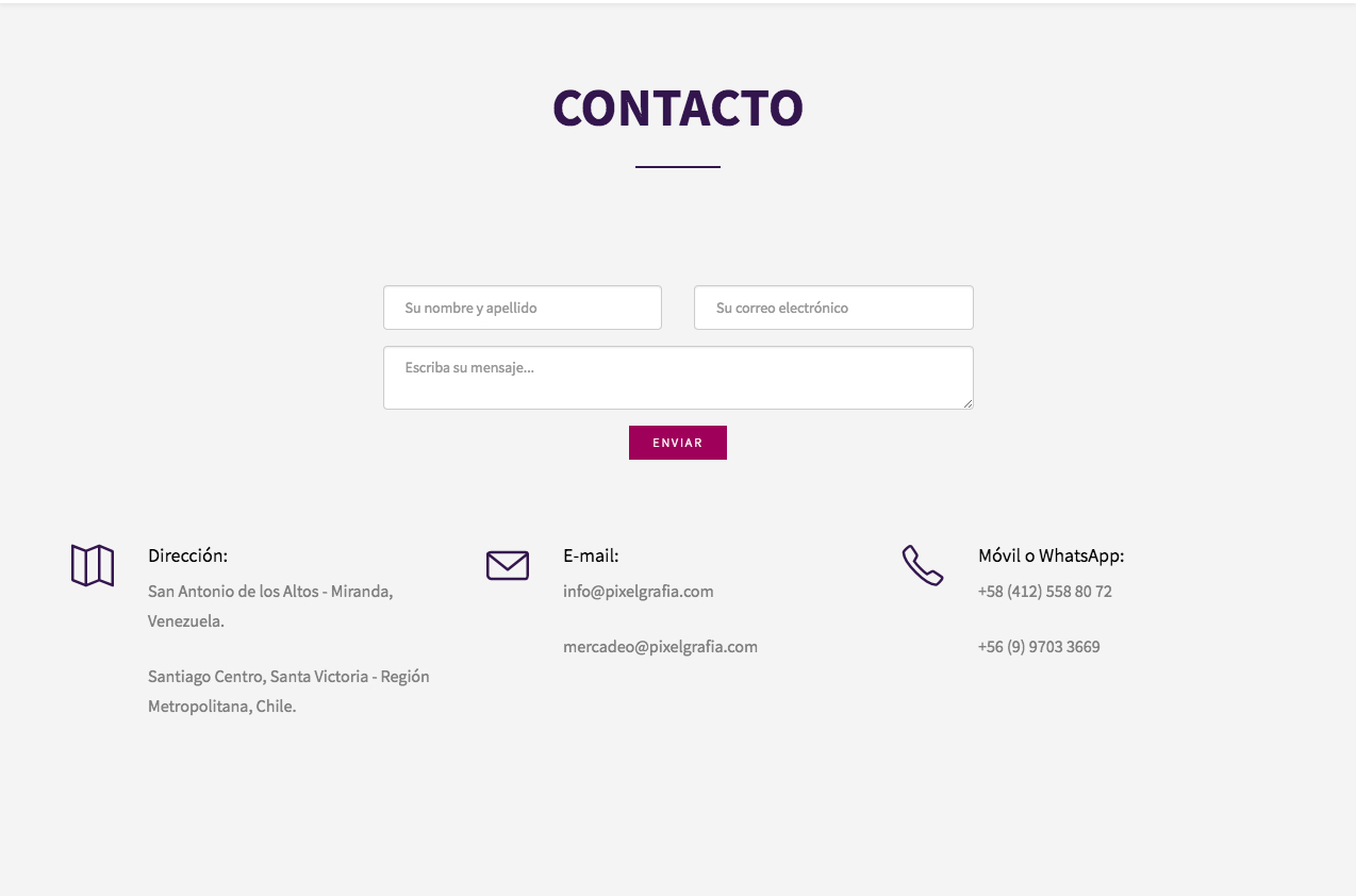 ¿Que debe contener la sección "contacto" de mi App Móvil o Página Web ...